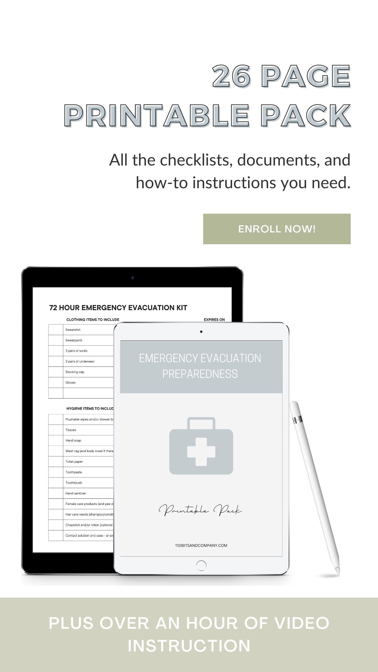 Emergency Evacuation Preparedness Class – TIDBITS & Company